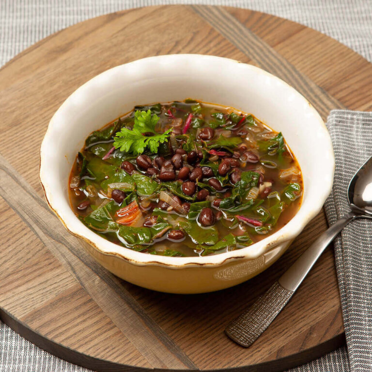 Black Bean and Swiss Chard Soup - Dr. Trevor Cates®